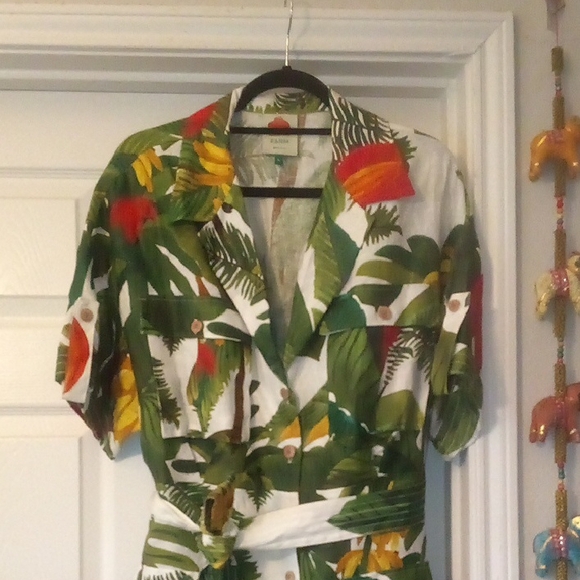 FARM Rio | Dresses | Farm Rio Tropical Print Mini Dress | Poshmark